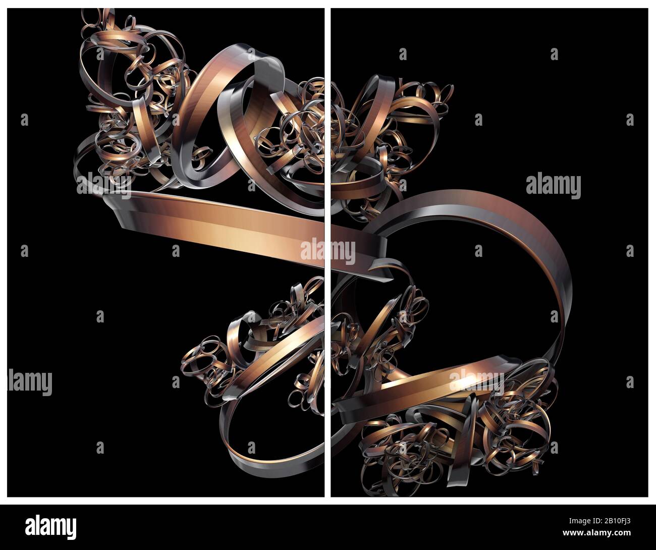 Abstract technology background with 3D element Stock Photo - Alamy