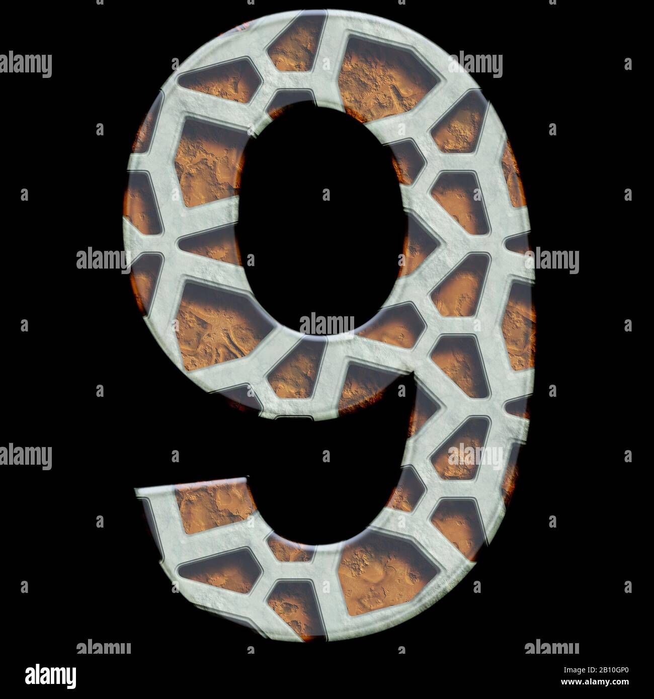 Grate 3D rendering numbers and icons Stock Photo - Alamy