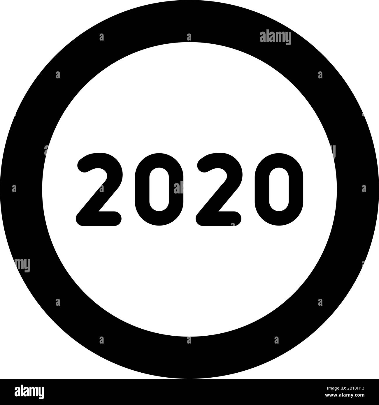 Winter 2020 text sign Black and White Stock Photos & Images - Alamy
