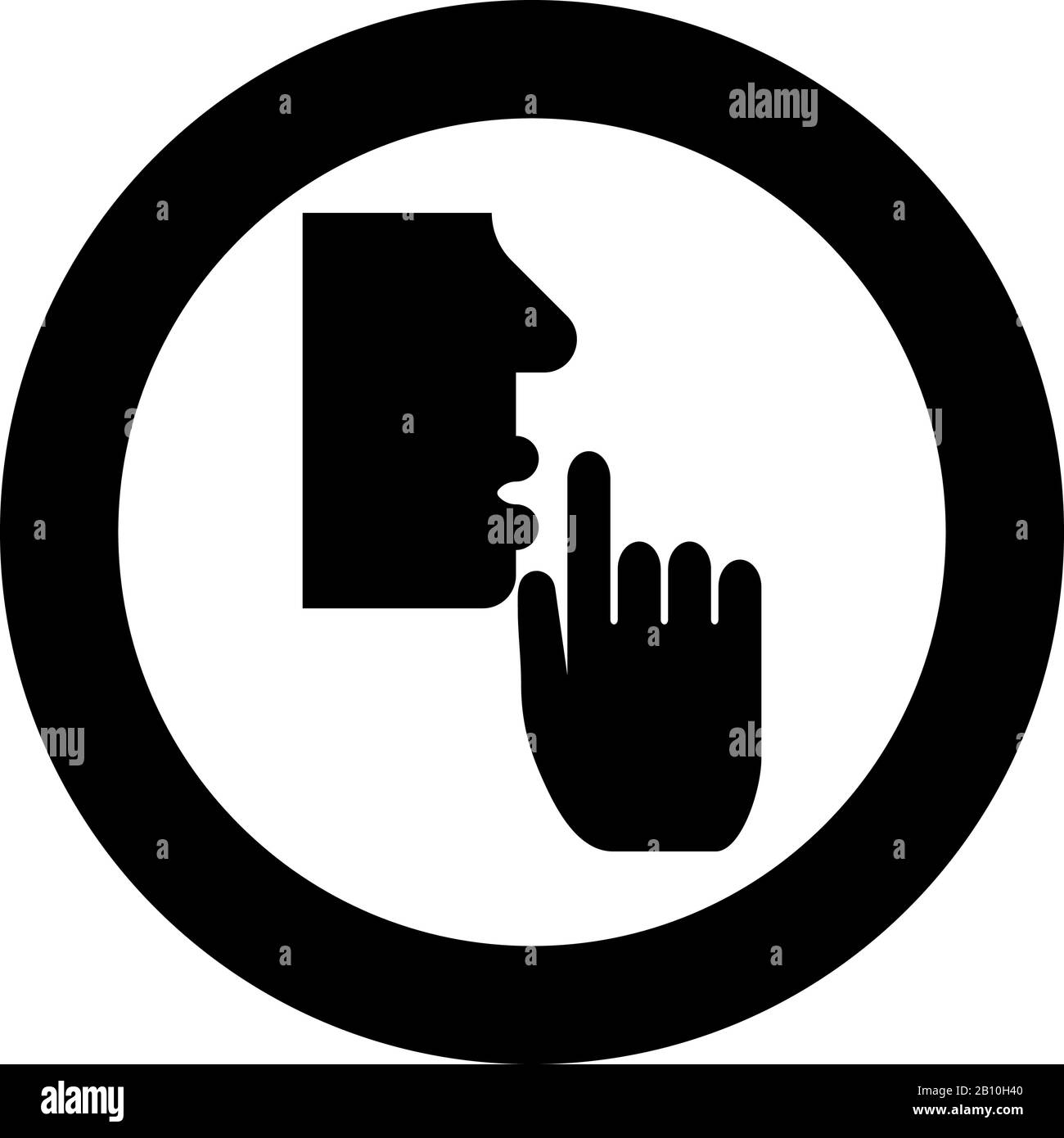 Shh shhh Stock Vector Images - Alamy