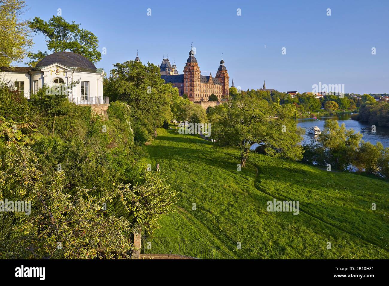 Breakfast pavilion and Johannisburg Castle, Aschaffenburg, Lower ...
