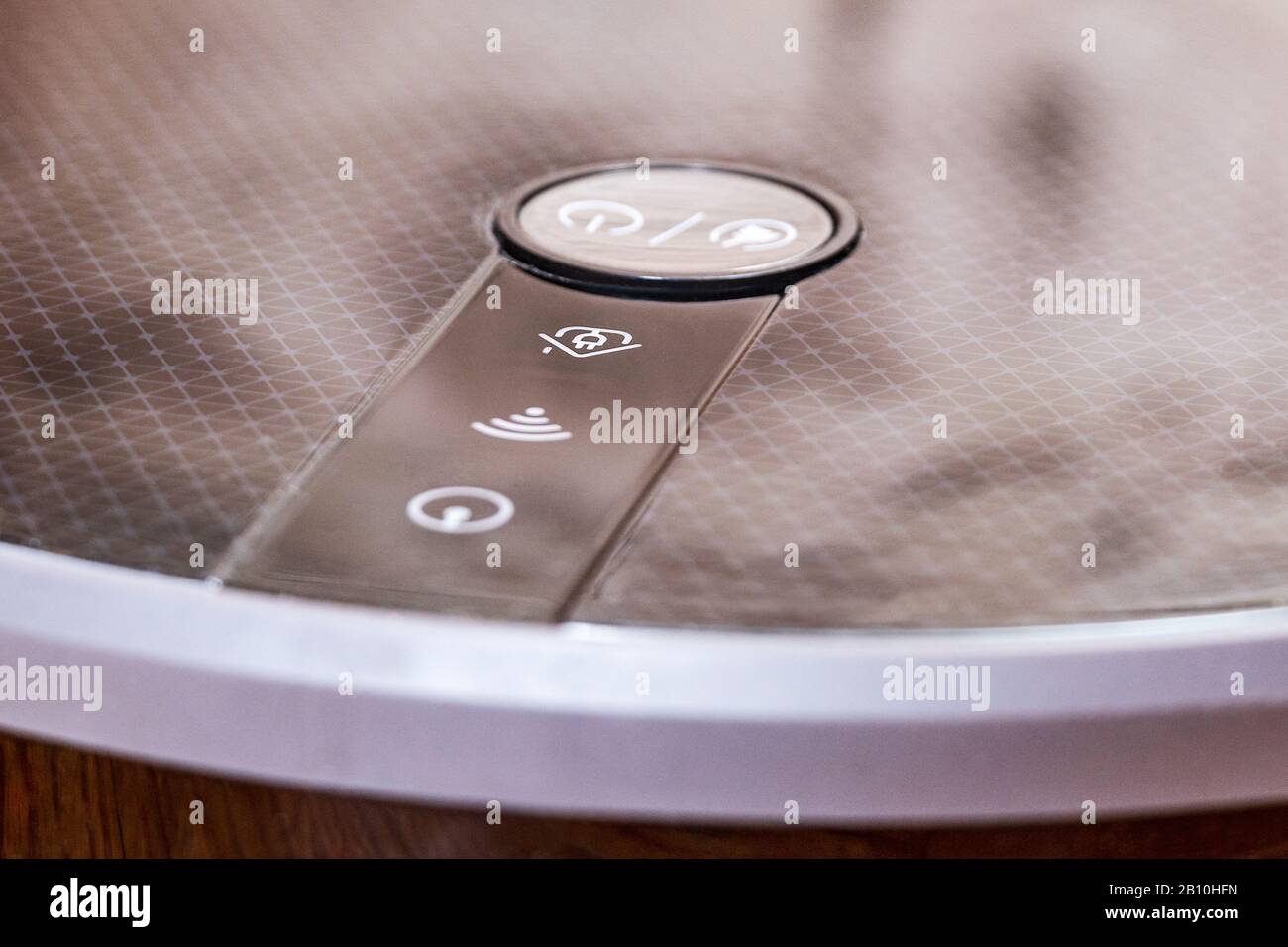 vacuum cleaner robot control panel Stock Photo - Alamy