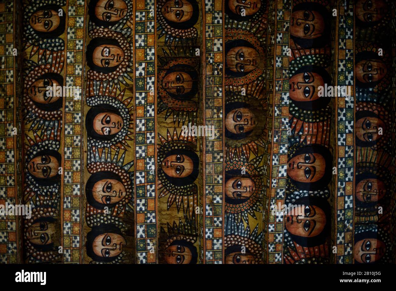 Debre Berhan Selassie Church, Gondar, Ethiopia Stock Photo - Alamy