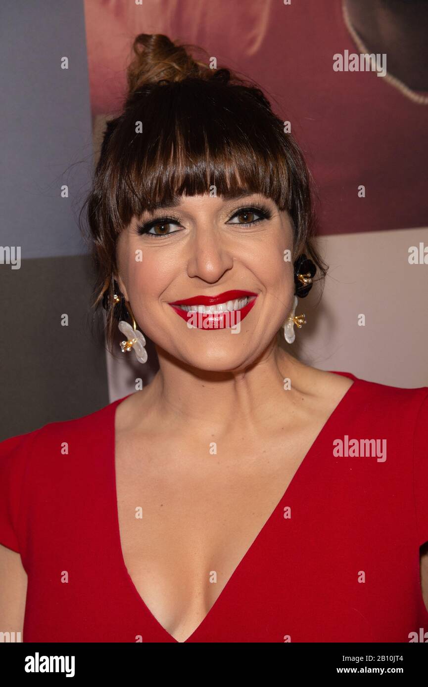 New York, United States. 21st Feb, 2020. Jessica Vosk attends the ...