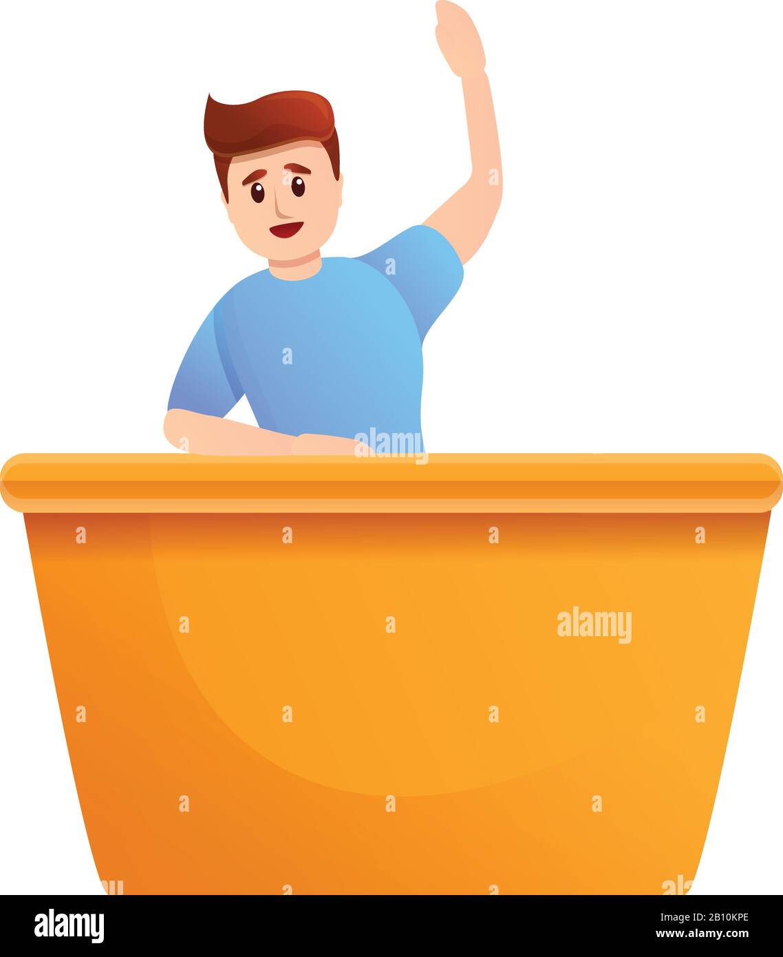 Boy at lesson icon. Cartoon of boy at lesson vector icon for web design ...