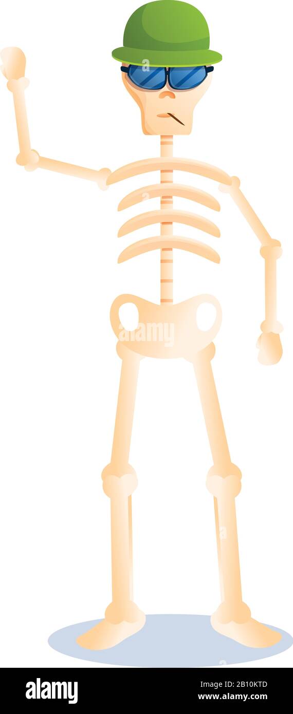 Rocky skeleton icon. Cartoon of rocky skeleton vector icon for web ...