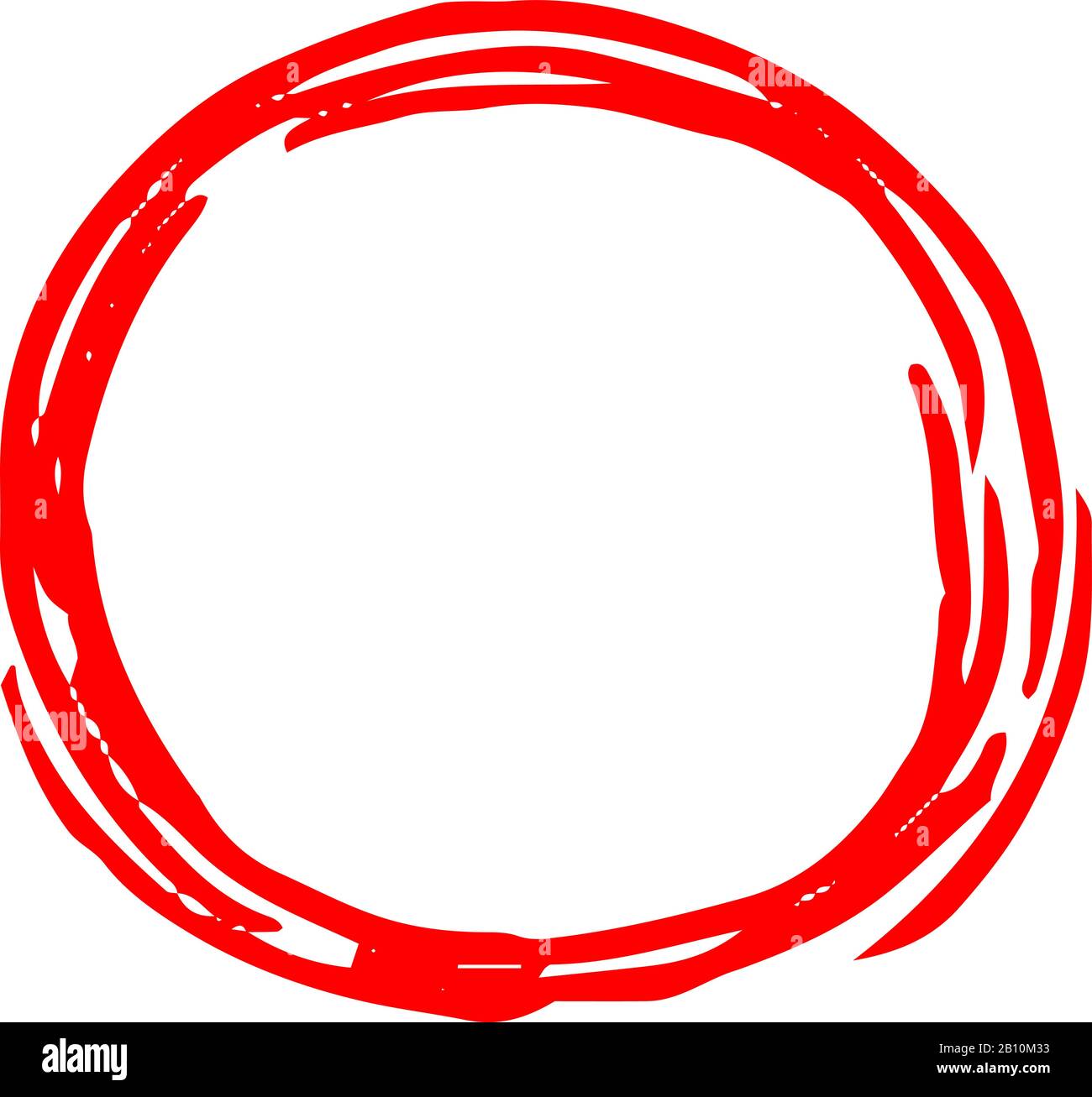 This is a illustration of Handwritten circle variations Stock Vector ...