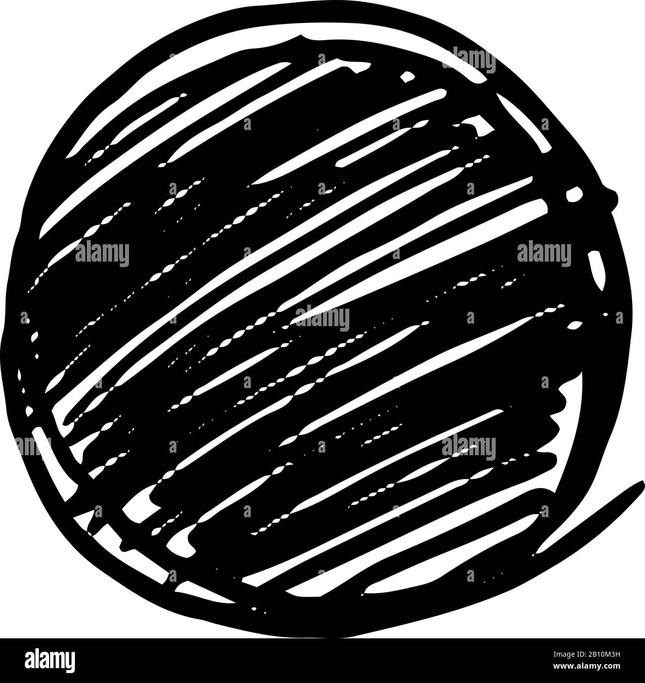 This is a illustration of Handwritten circle variations Stock Vector ...