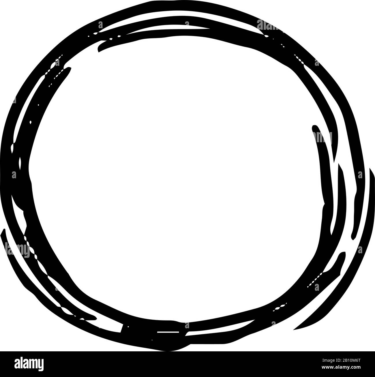 This is a illustration of Handwritten circle variations Stock Vector ...