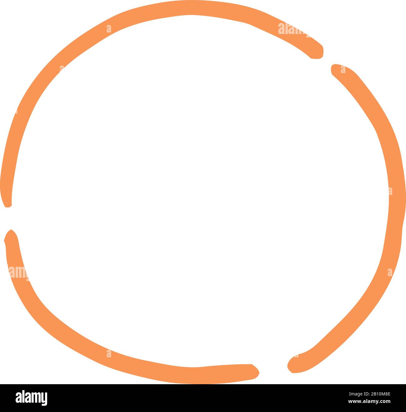 This is a illustration of Handwritten circle variations Stock Vector ...