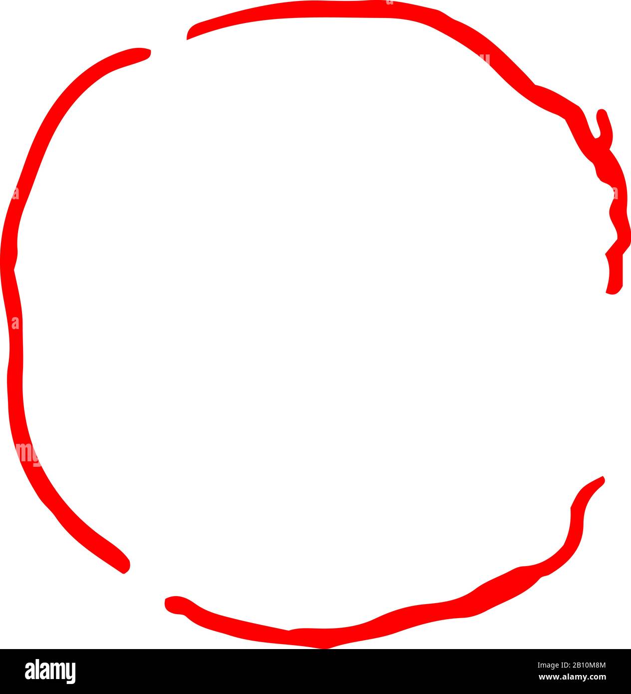 This is a illustration of Handwritten circle variations Stock Vector ...