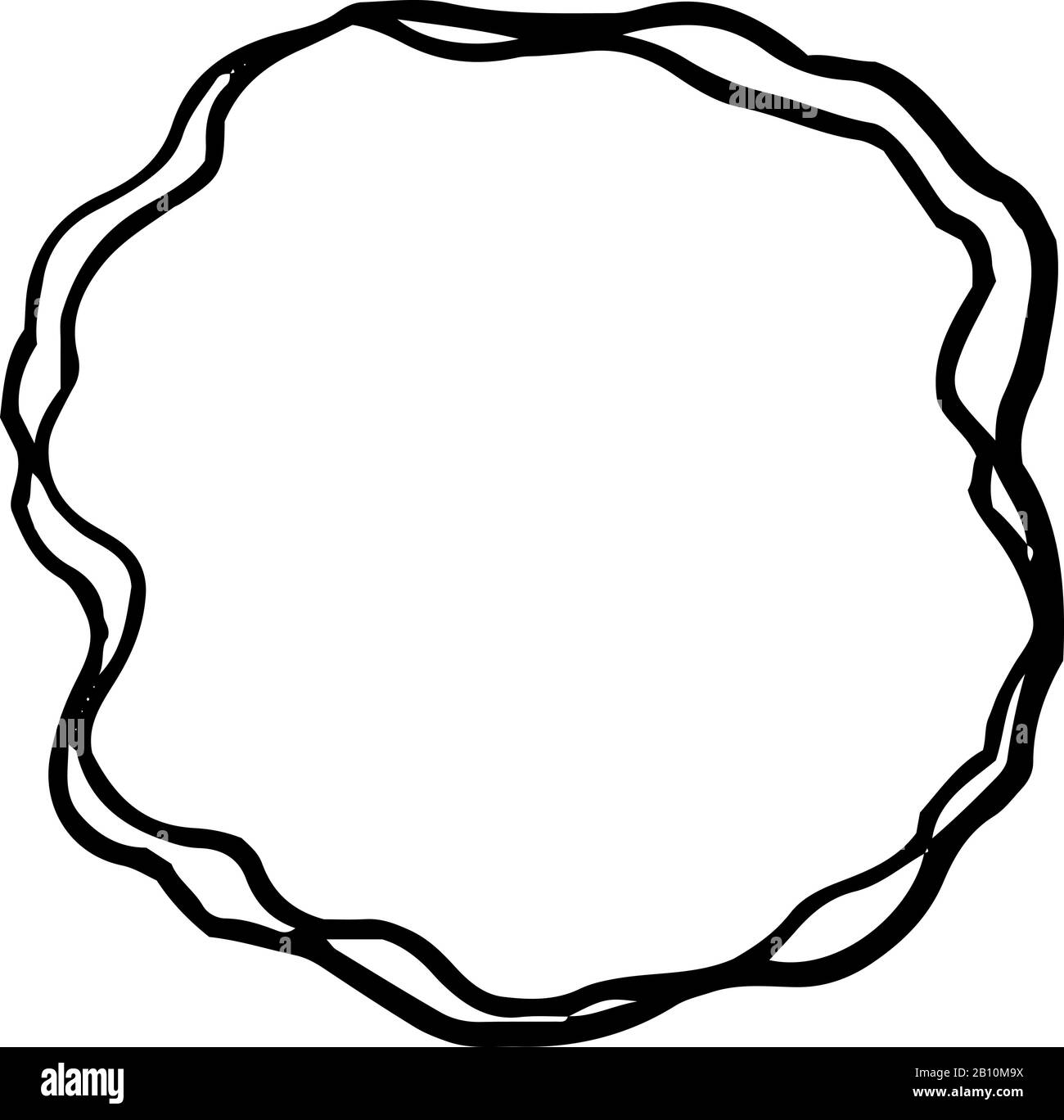 This is a illustration of Handwritten circle variations Stock Vector ...