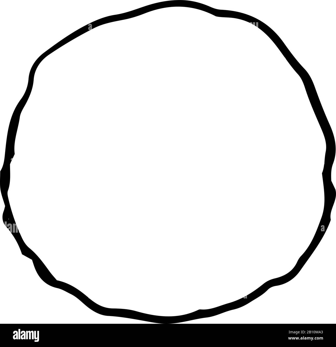 This is a illustration of Handwritten circle variations Stock Vector ...
