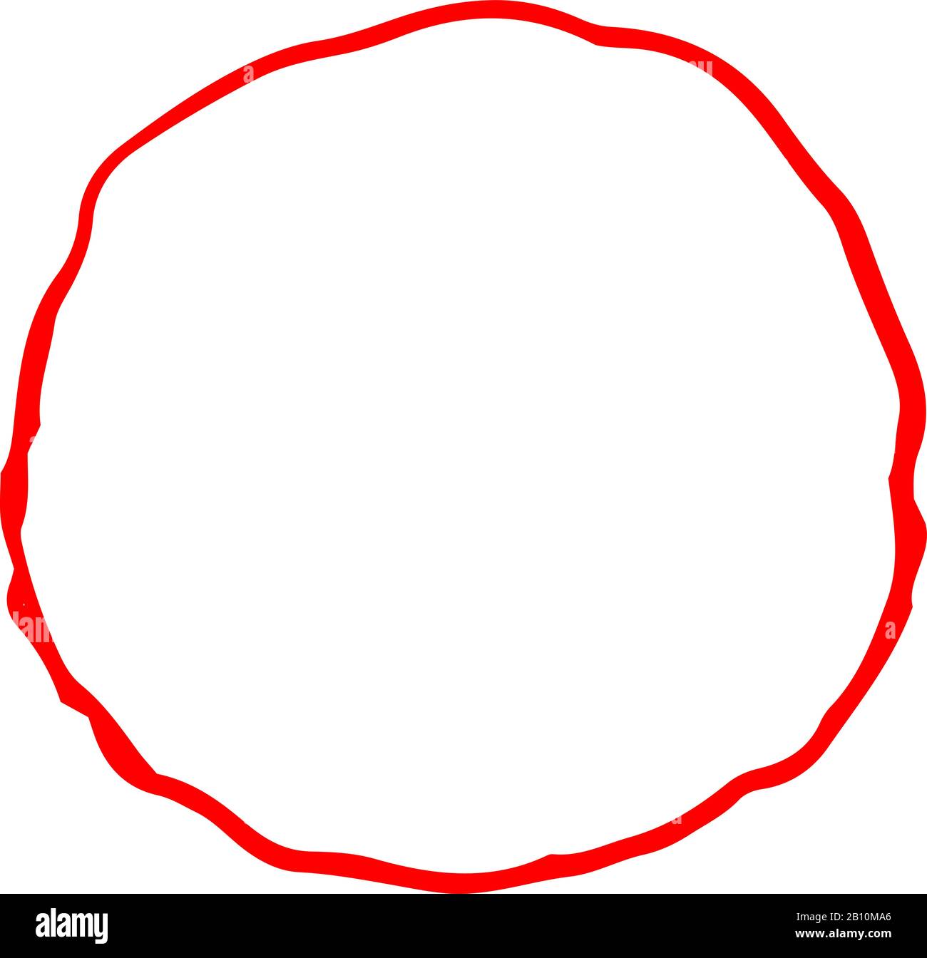 This is a illustration of Handwritten circle variations Stock Vector ...