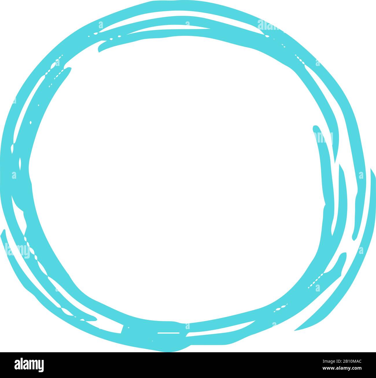 This is a illustration of Handwritten circle variations Stock Vector ...
