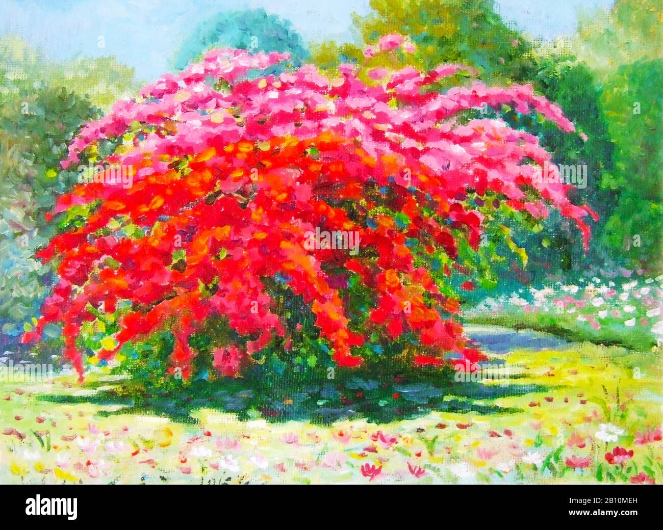 Paintings Of Flowers And Trees