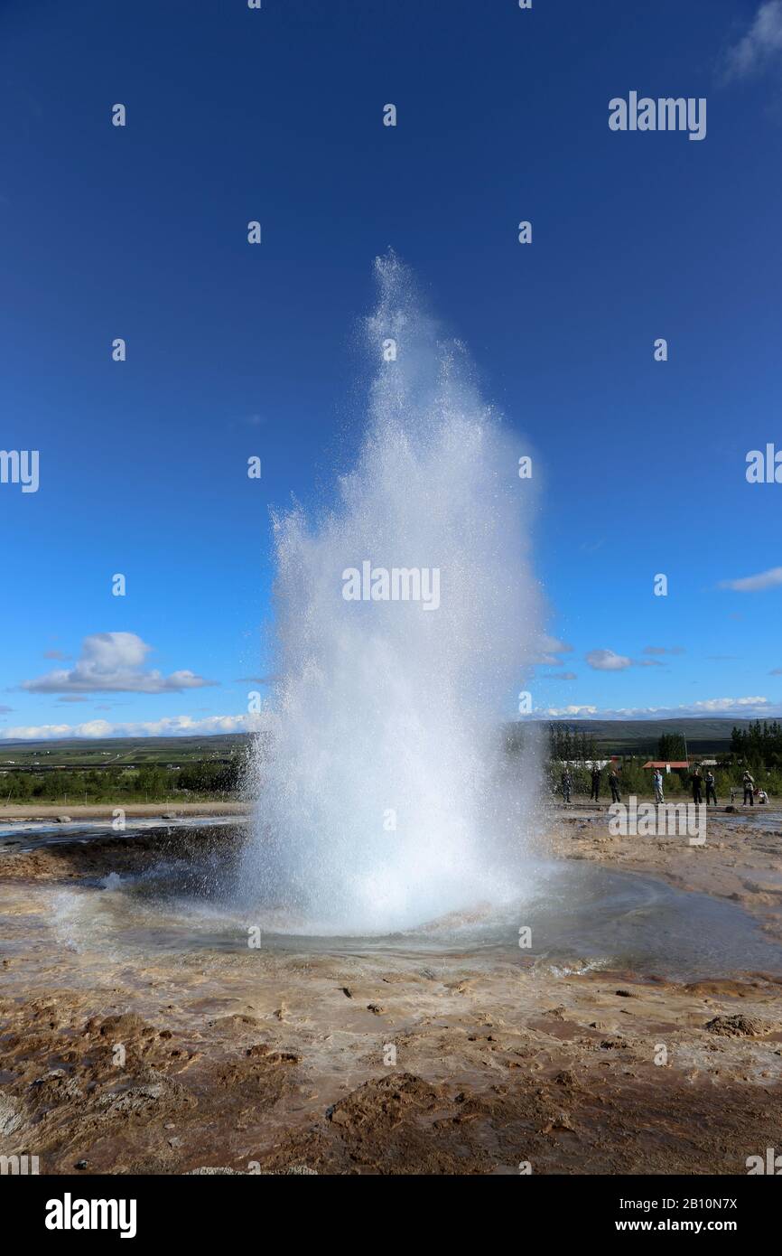 Strokkur Geyser, Iceland Stock Photo - Alamy