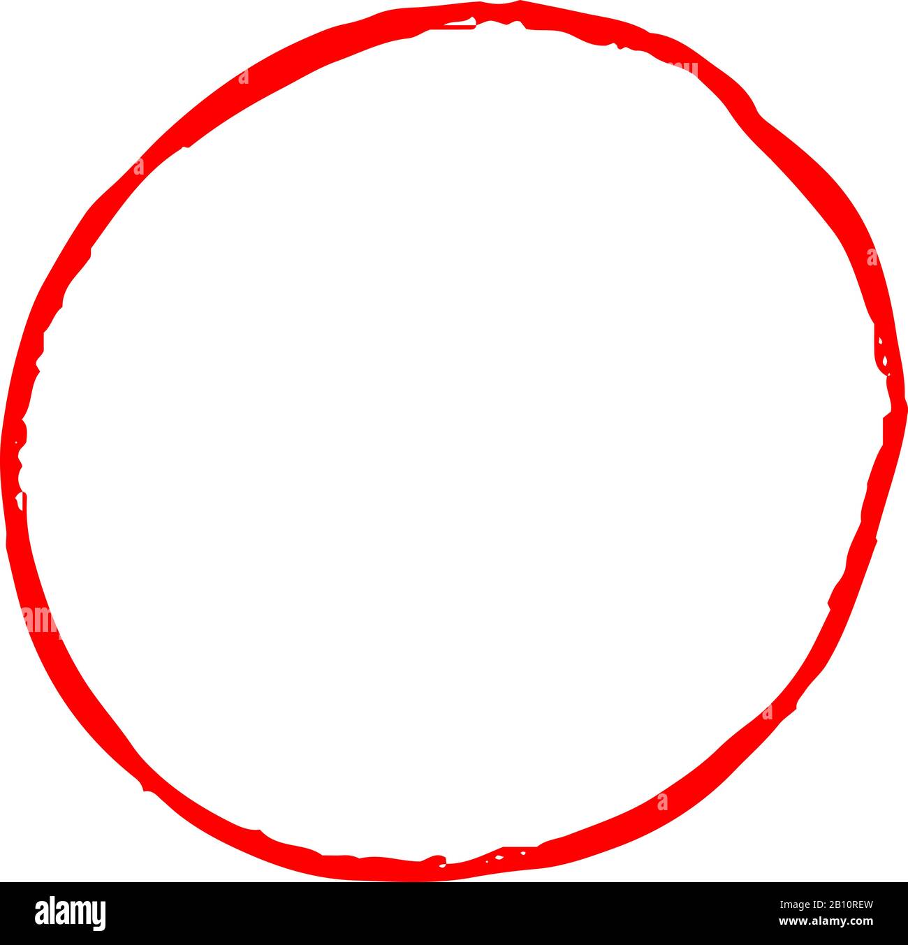 This is a illustration of Variations of thin circles for handwritten ...