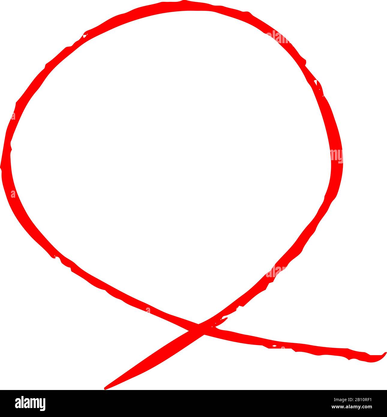 This is a illustration of Variations of thin circles for handwritten ...