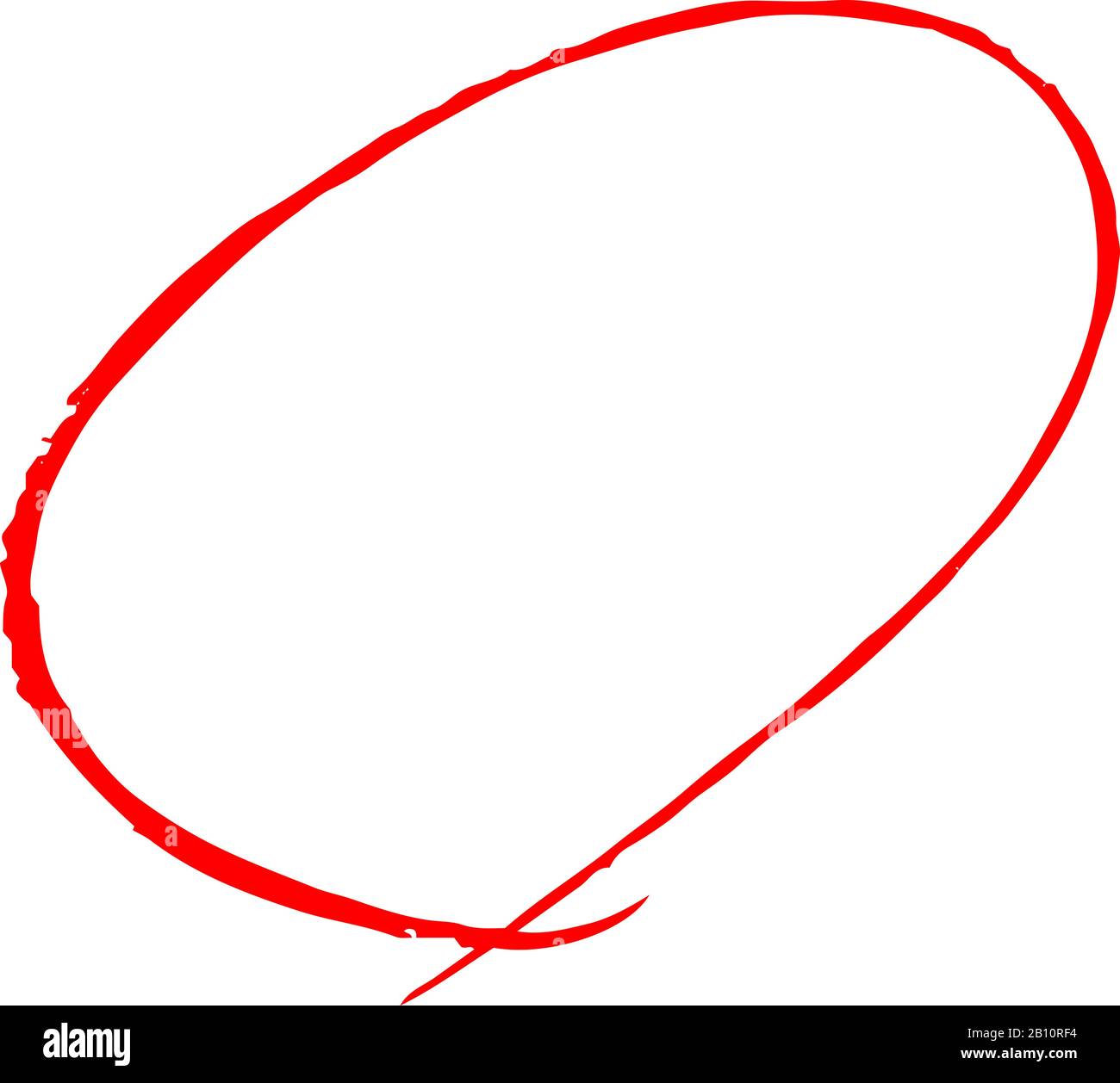 This is a illustration of Variations of thin circles for handwritten ...