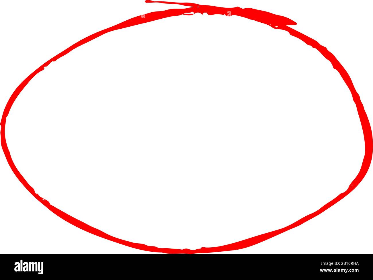 This is a illustration of Variations of thin circles for handwritten ...