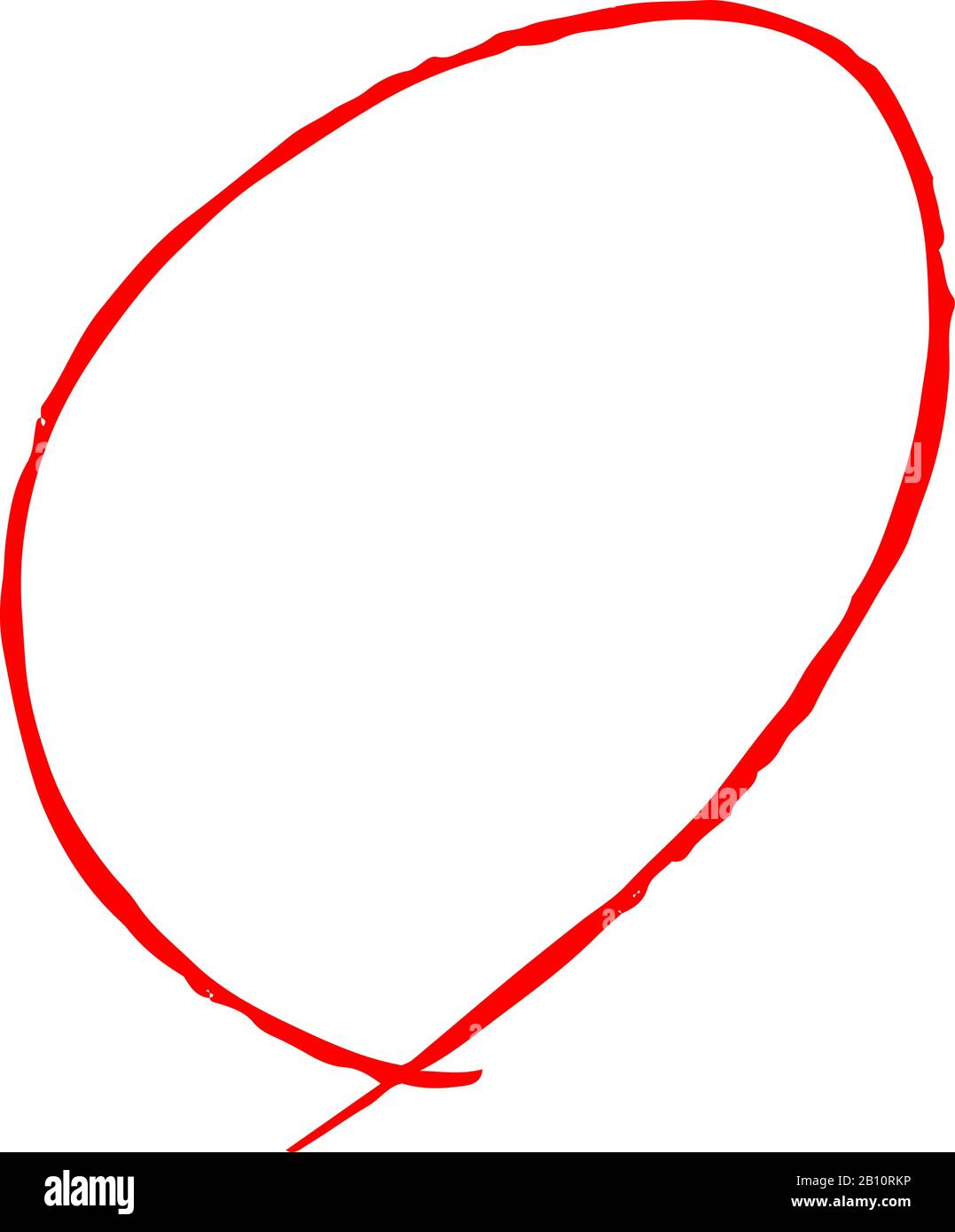 This is a illustration of Variations of thin circles for handwritten ...