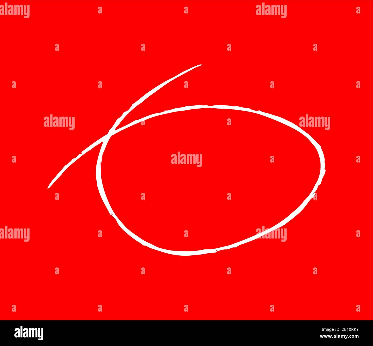 This is a illustration of Variations of thin circles for handwritten ...