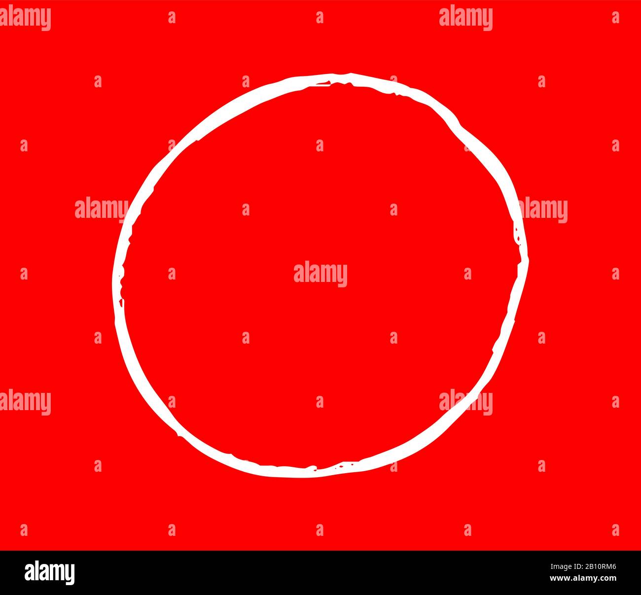 This is a illustration of Variations of thin circles for handwritten ...