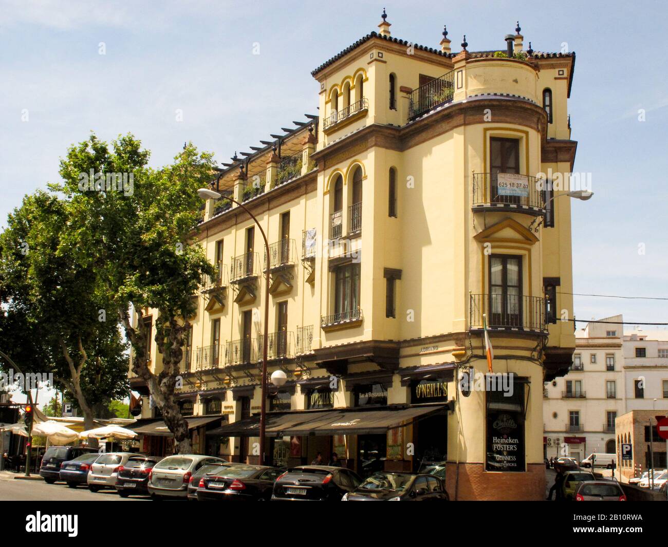 Traditional house of Seville. Andalusia. Spain Stock Photo - Alamy