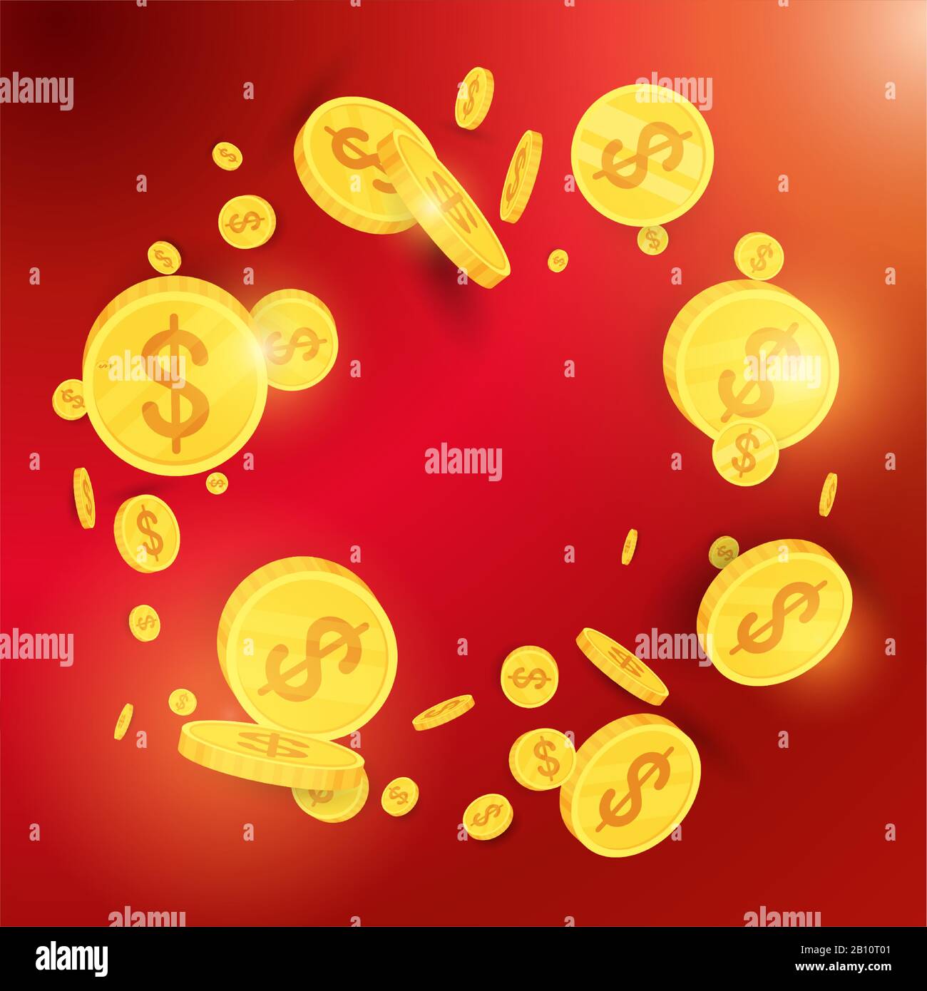 Spinning coins Stock Vector Images - Alamy