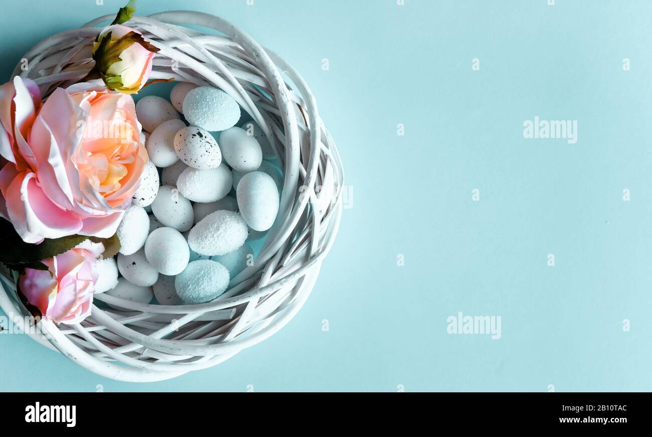 Creative Easter layout Stock Photo - Alamy