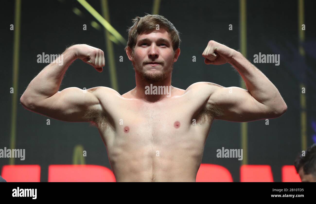Corey Champion during the weigh in at the MGM Grand Garden Arena, Las ...