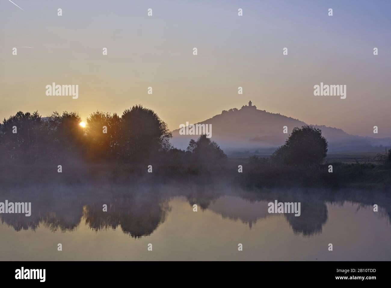 Gleichen castle and wachsenburg castle near muhlberg hi-res stock ...