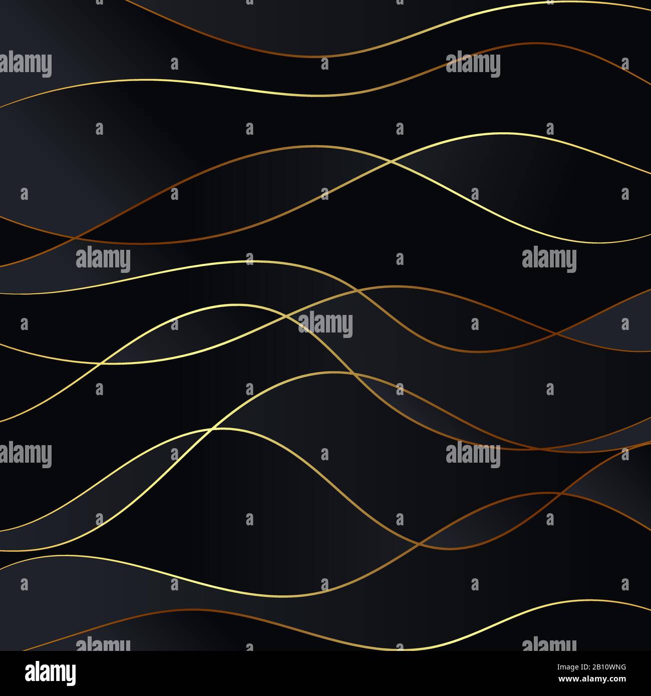 Abstract black waves background Gold glitters wave Stock Vector Image ...