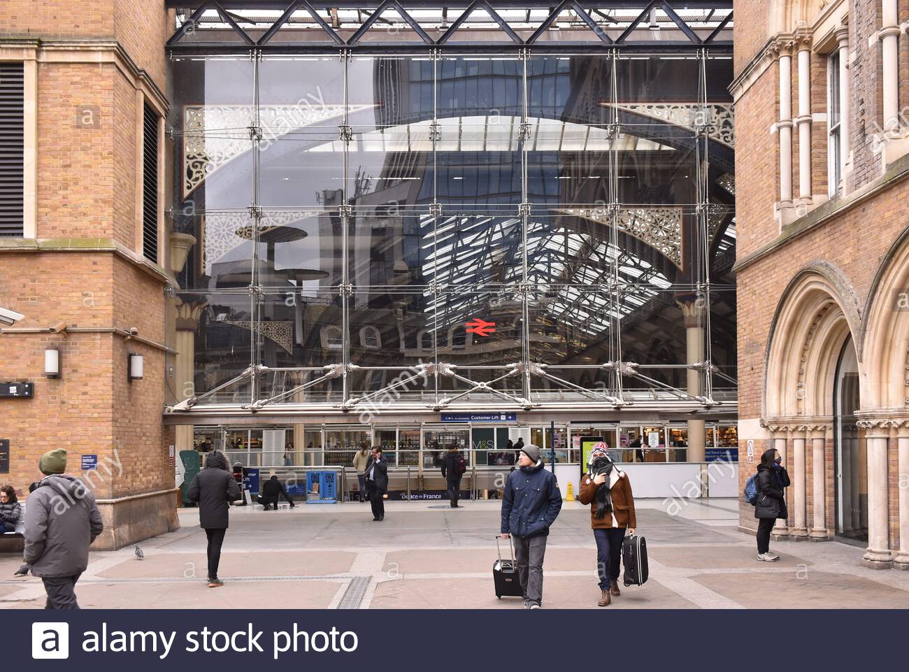 Bishopsgate Liverpool Street London Uk High Resolution Stock ...