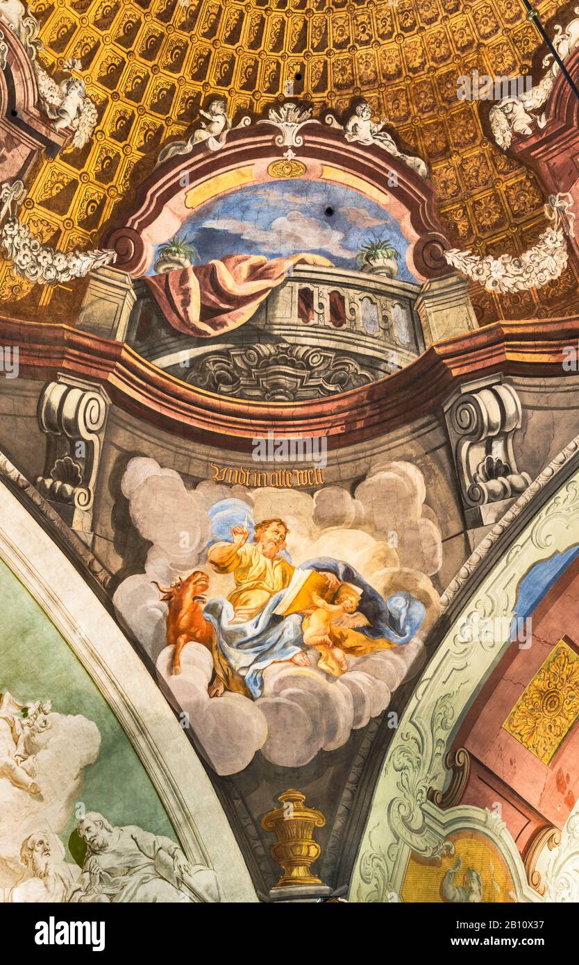 18th century frescoes by Felix Anton Scheffler and Johann Franz Hoffman ...