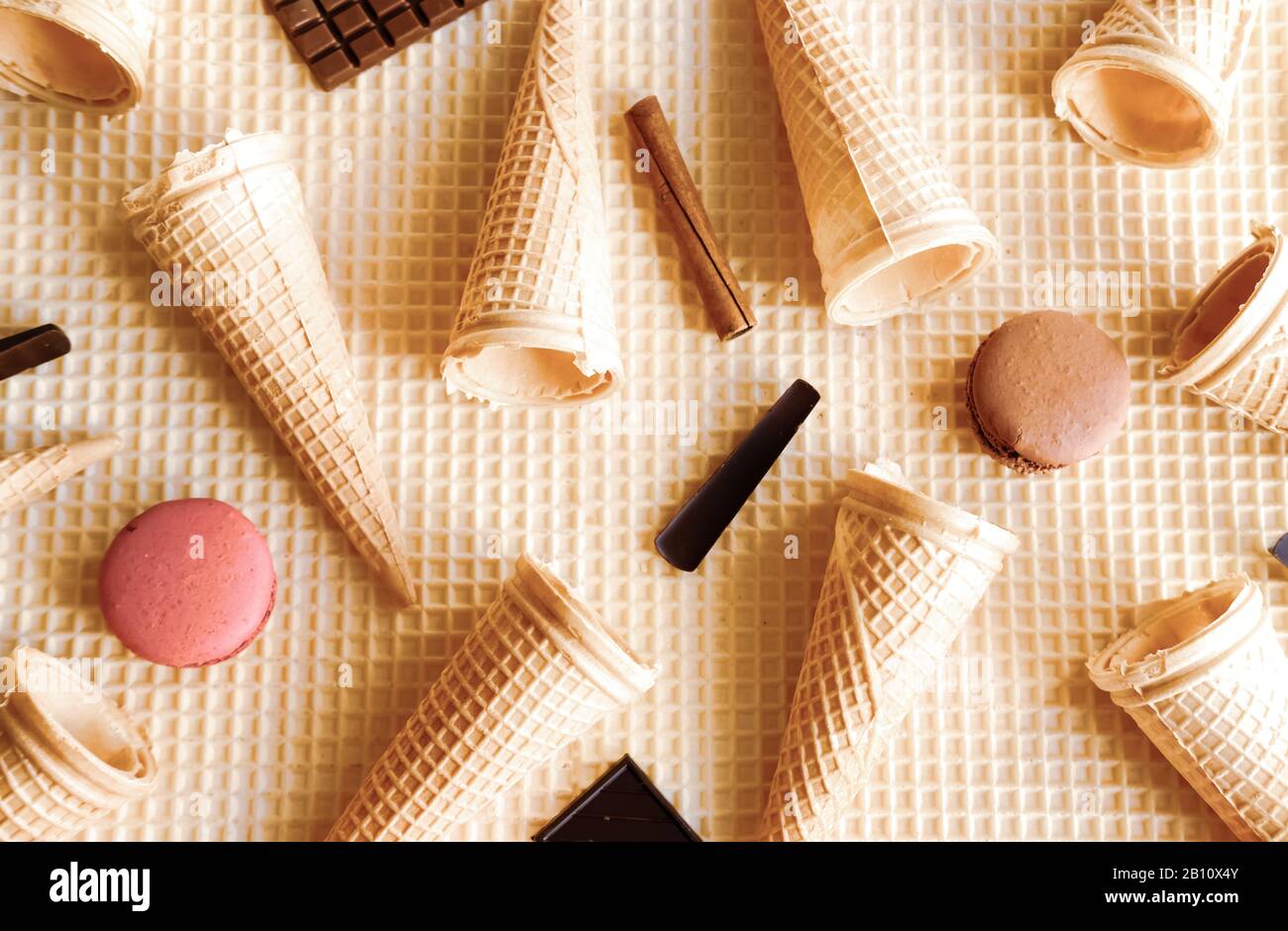 Sweet food background Stock Photo - Alamy