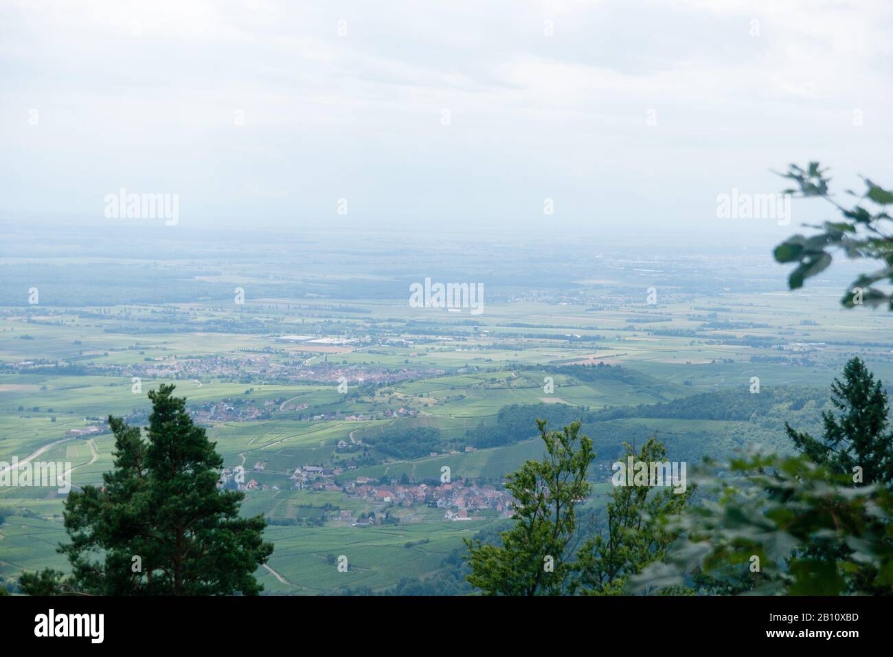 France Alsace panoramic views in summer vacation Stock Photo - Alamy