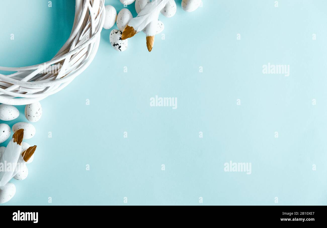 Creative Easter layout Stock Photo - Alamy