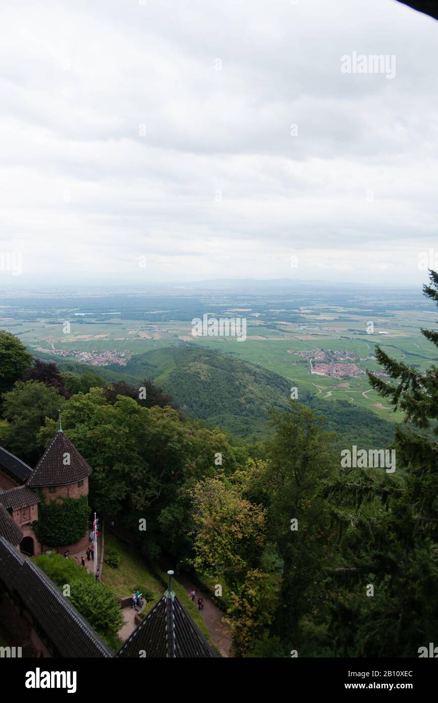 France Alsace panoramic views in summer vacation Stock Photo - Alamy