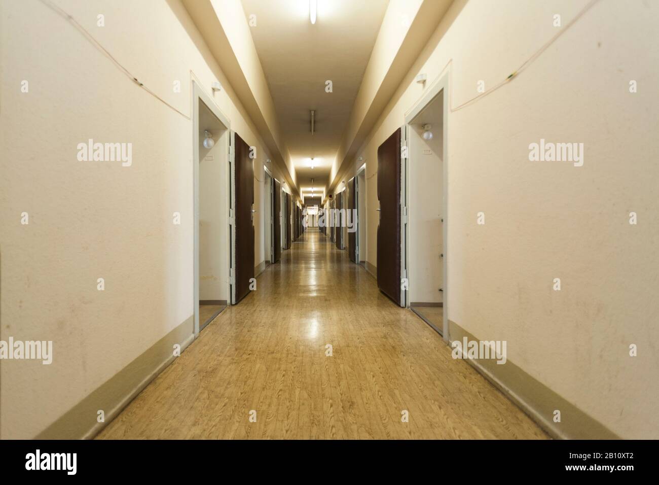 Prison corridor indoor hi-res stock photography and images - Alamy