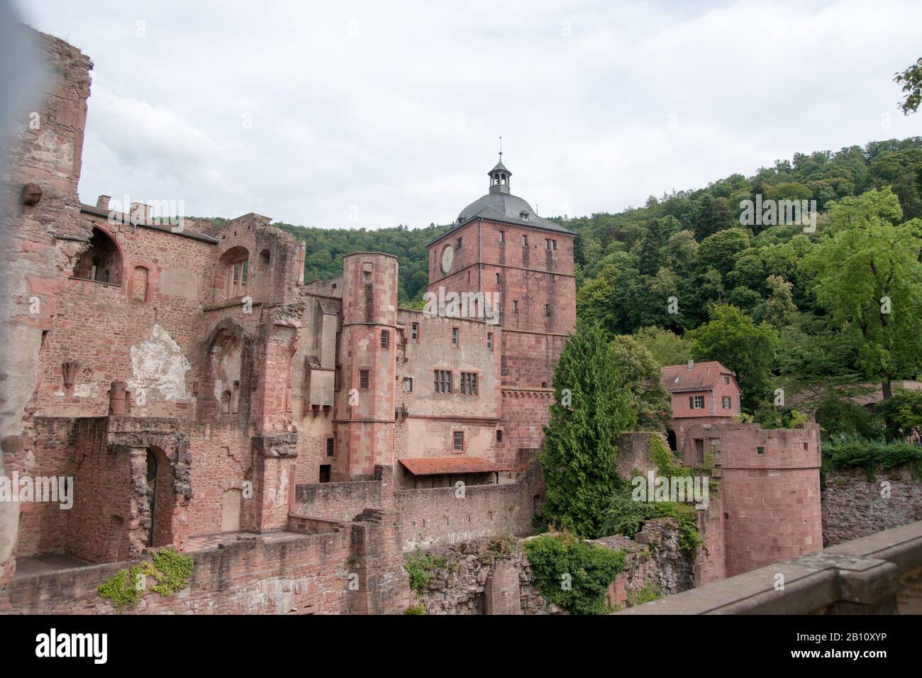 Romantic and beautiful Heidelberg castle for europe tourism Stock Photo ...