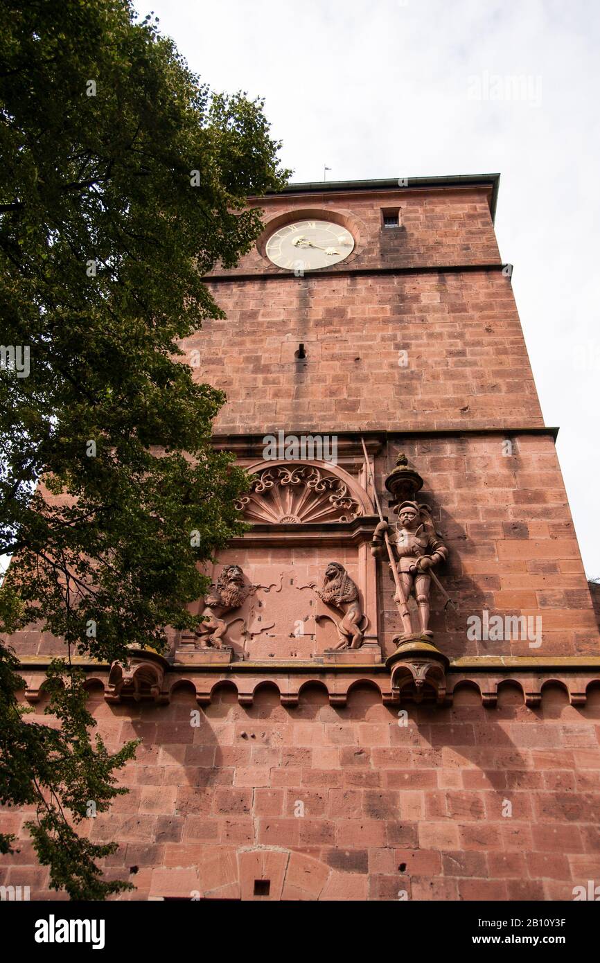 Romantic and beautiful Heidelberg castle for europe tourism Stock Photo ...