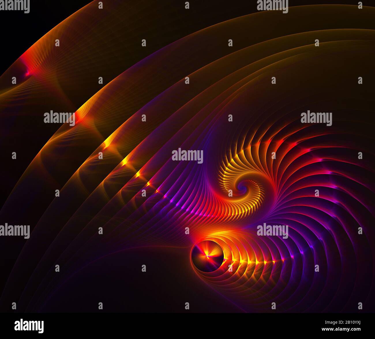 Computer generated colorful fractal illustration Stock Photo - Alamy