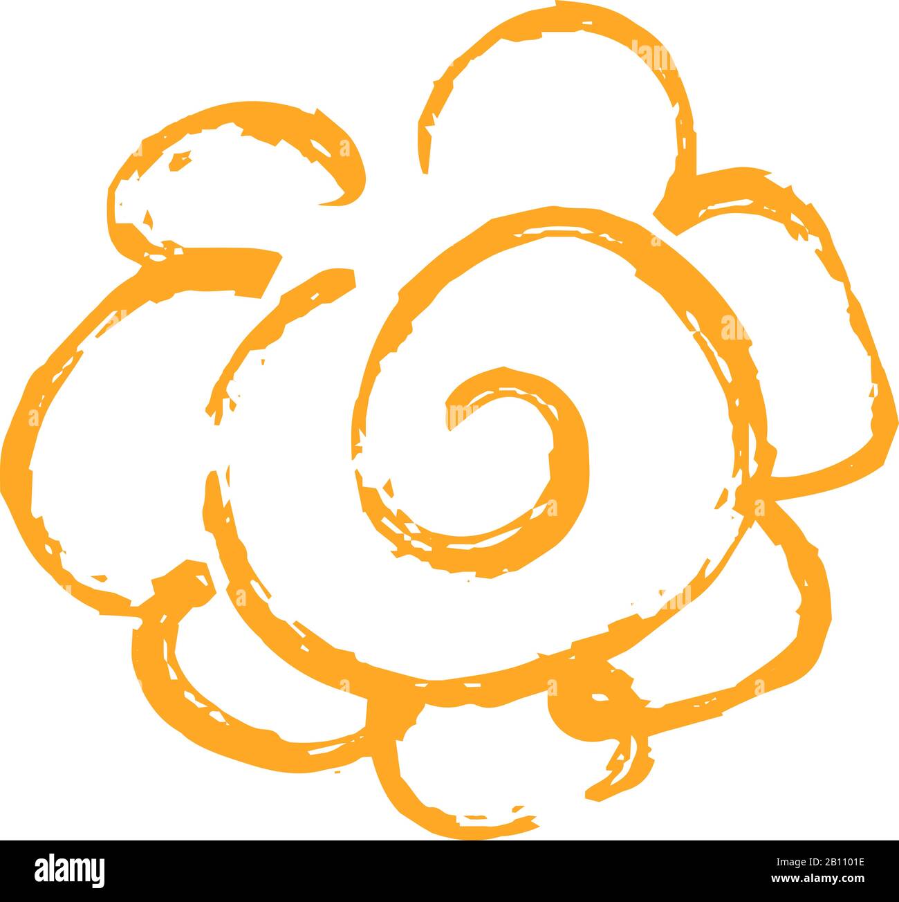 This is a illustration of Variation of handwritten flower circle Stock ...