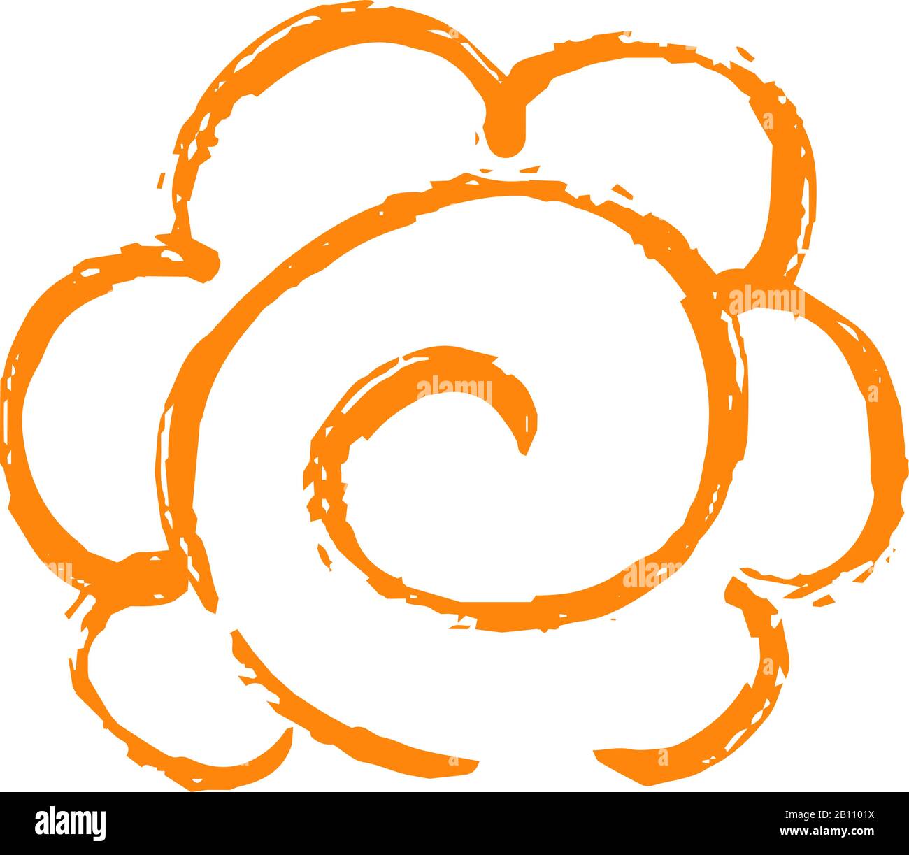 This is a illustration of Variation of handwritten flower circle Stock ...