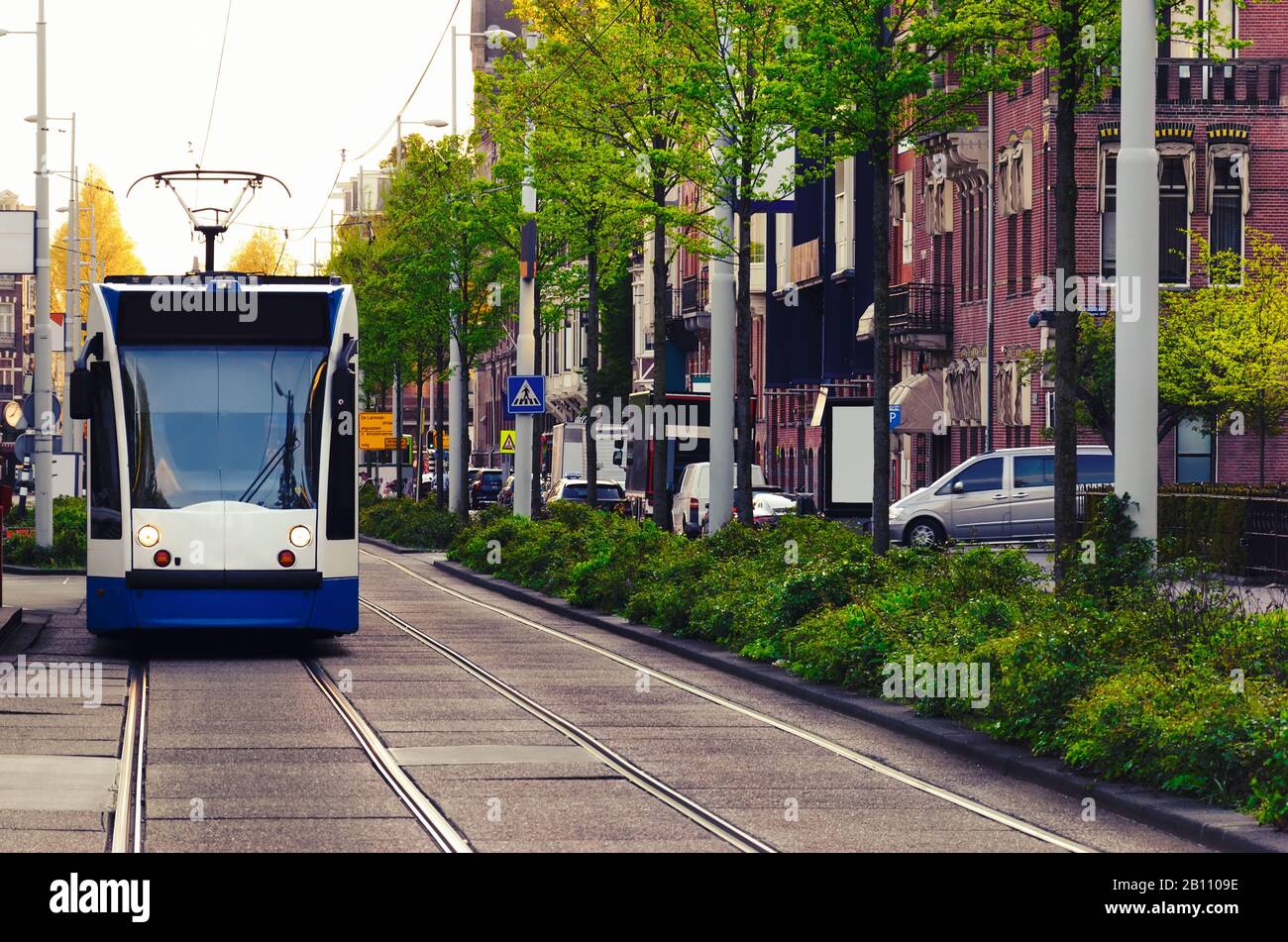 Public tram in amsterdam hi-res stock photography and images - Alamy