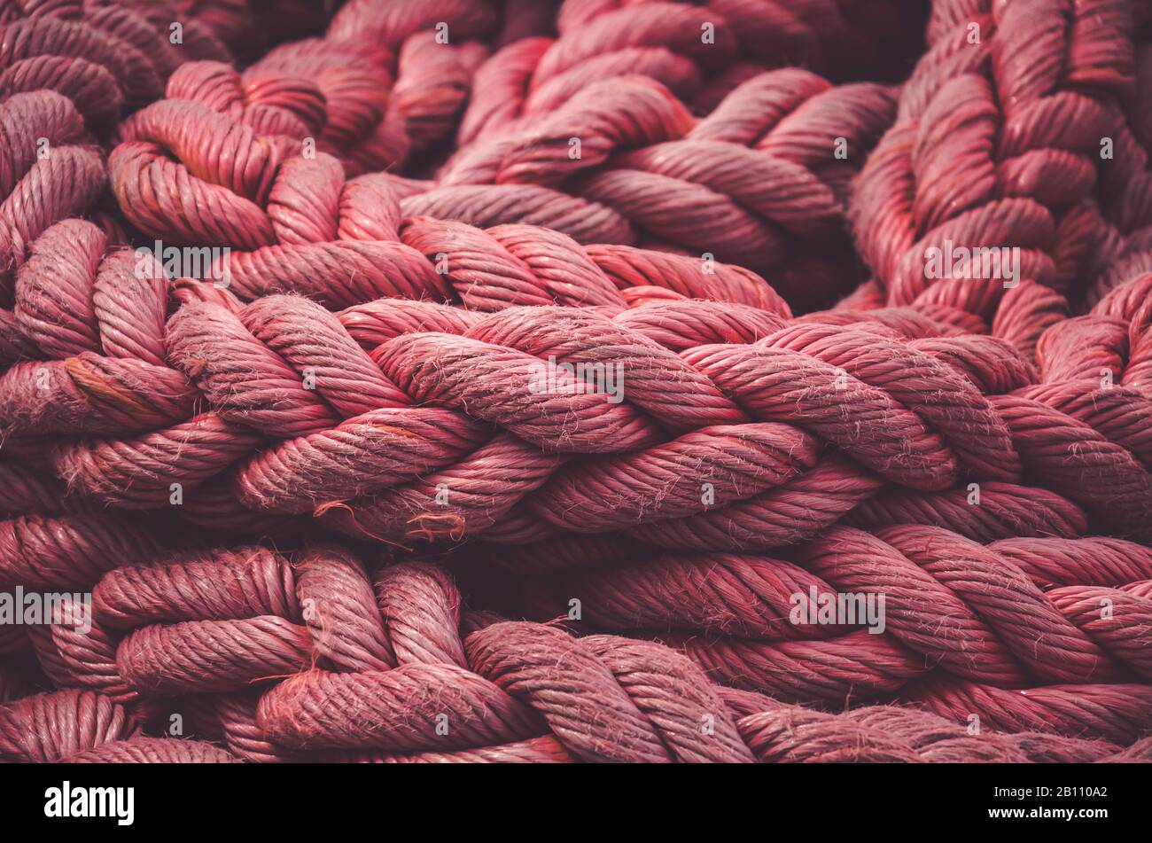 Twisted rope. Close-up view. Abstract background Stock Photo - Alamy