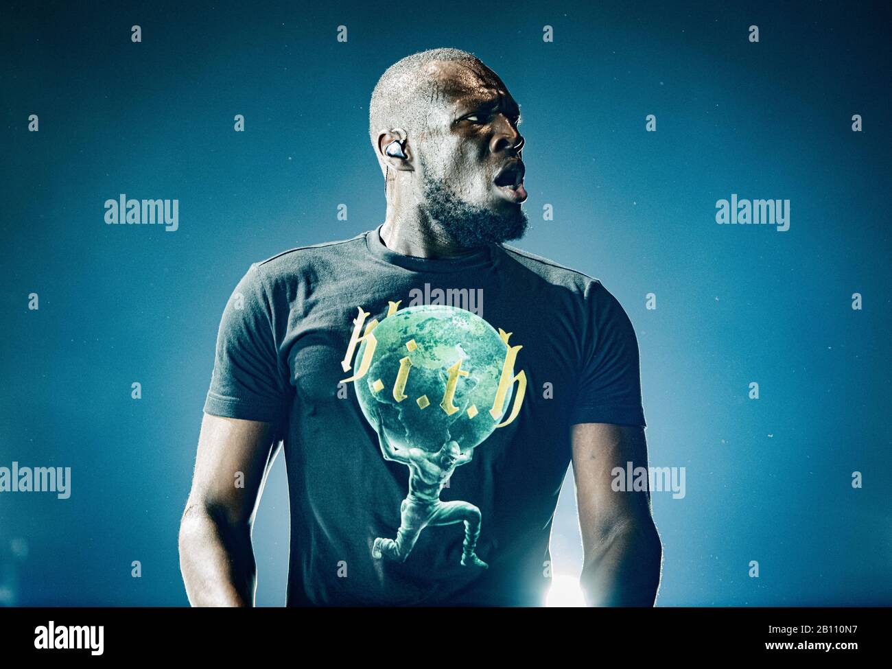 Copenhagen, Denmark. 21st Feb, 2020. The English rapper Stormzy ...
