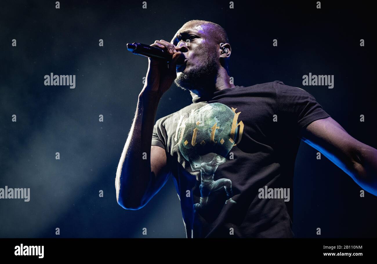 Copenhagen, Denmark. 21st Feb, 2020. The English rapper Stormzy ...